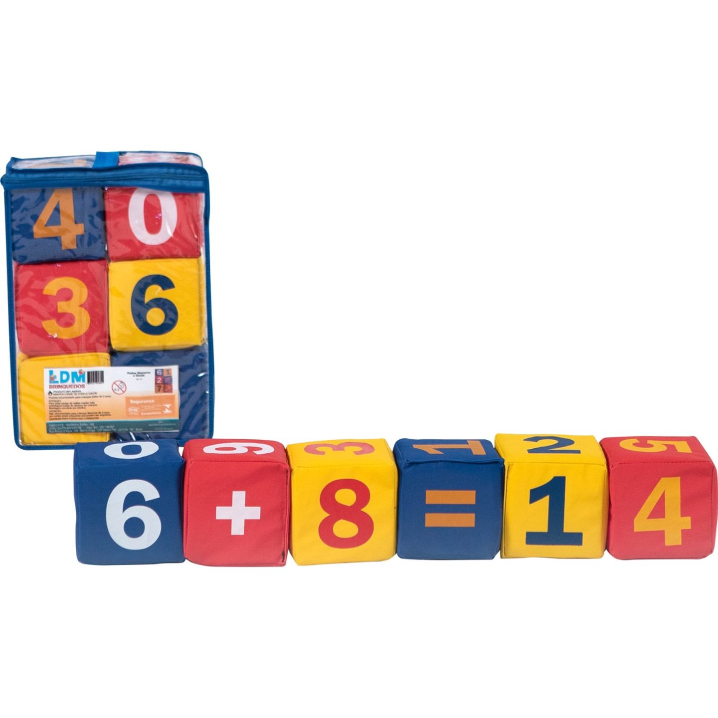 Dado de Números em Espuma 30x30cm – Brinquedo Educativo Seguro e ...