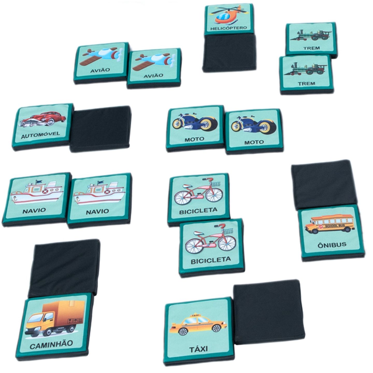Jogo da Memória Meios de Transportes Infantil Educativo | LDM